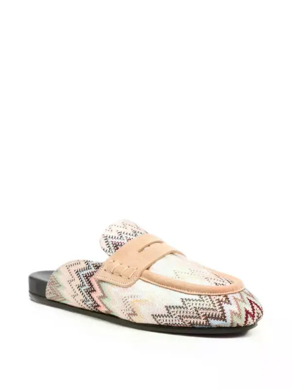 Missoni Zigzag-knit Loafers