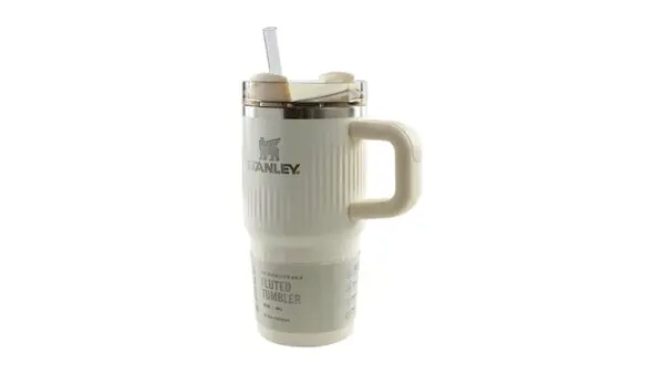 STANLEY The Quencher H2.0 Fluted 20oz Tumbler - Cream Gloss