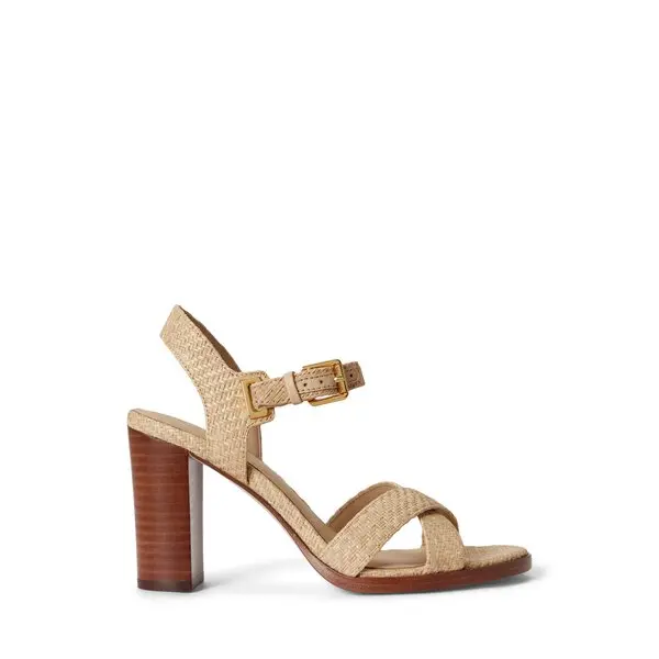 Ralph Lauren Emeryn Raffia Sandals