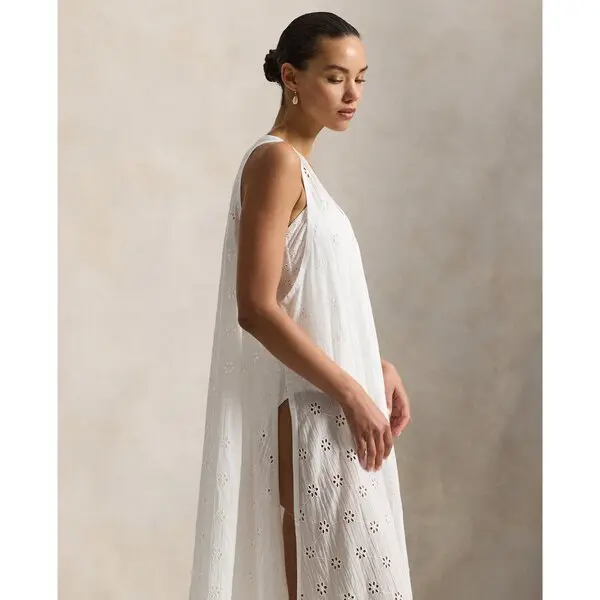 Ralph Lauren Cotton Eyelet Midi Cover-up