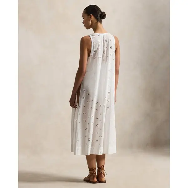 Ralph Lauren Cotton Eyelet Midi Cover-up