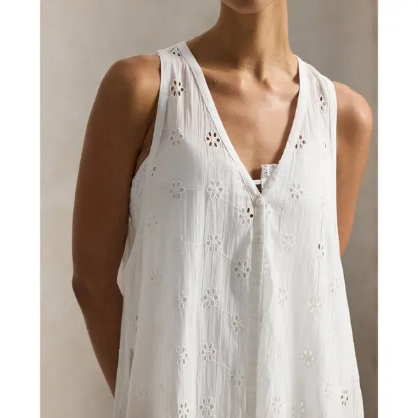 Ralph Lauren Cotton Eyelet Midi Cover-up