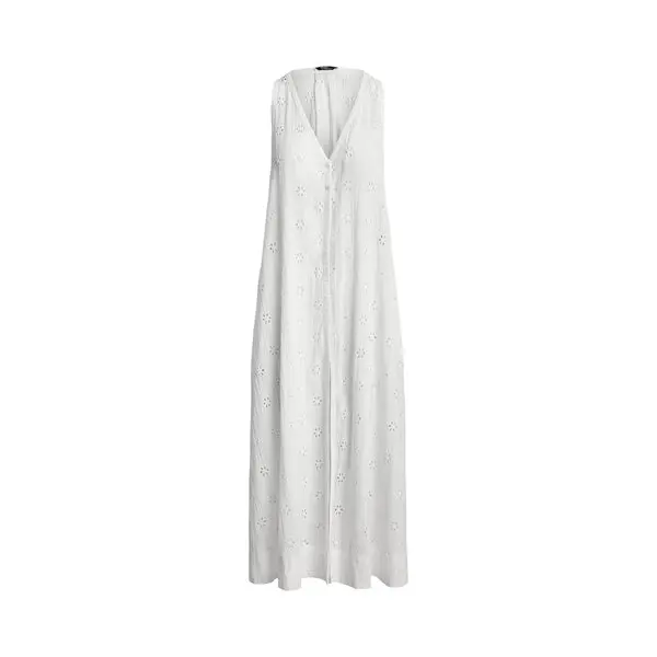 Ralph Lauren Cotton Eyelet Midi Cover-up