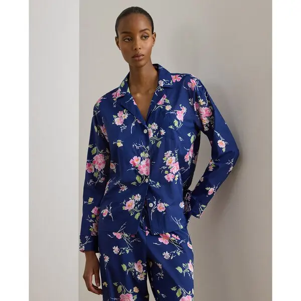 Ralph Lauren Floral Cotton-blend-lawn Sleep Set