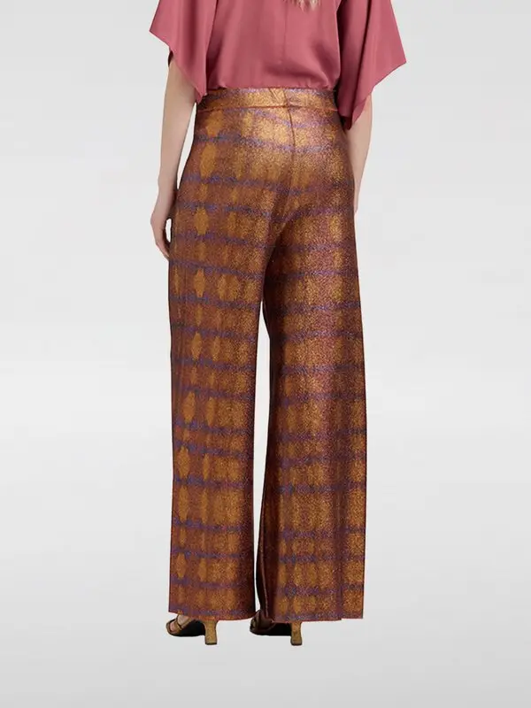 Momoni Abstract Print High-waisted Palazzo Trousers