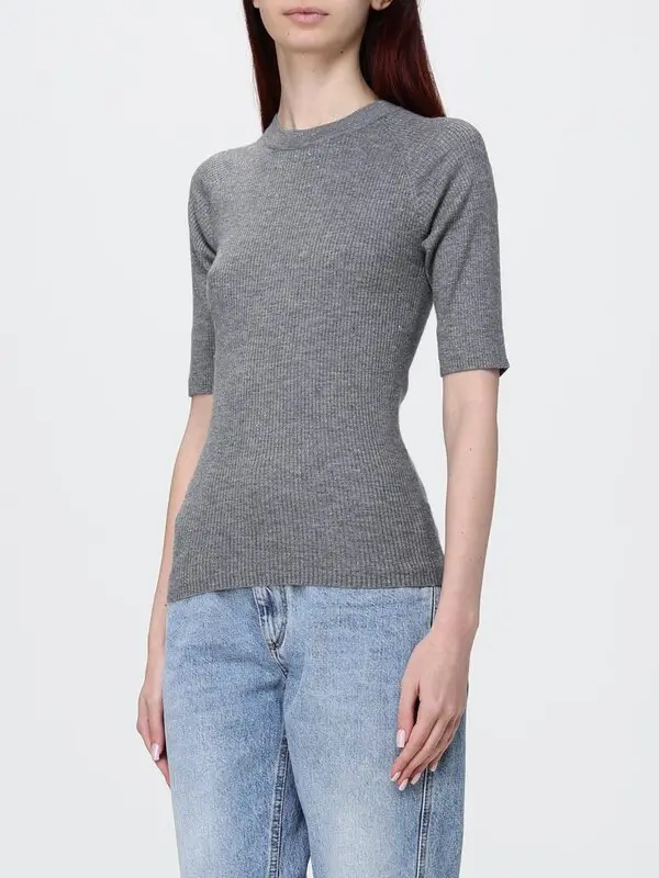 Brunello Cucinelli Ribbed Knit Top - Grey
