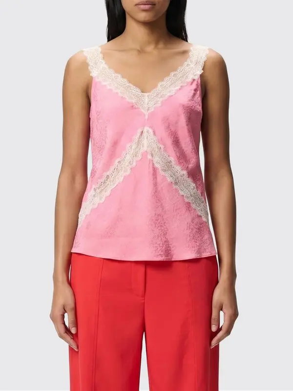 Pinko Lace Trimmed Cami - Pink
