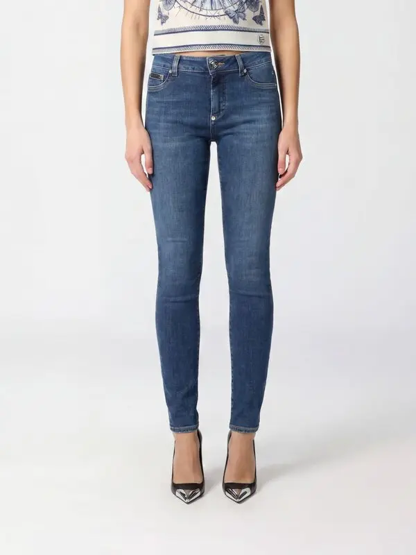 Philipp Plein Skinny Jeans With Logo Detail