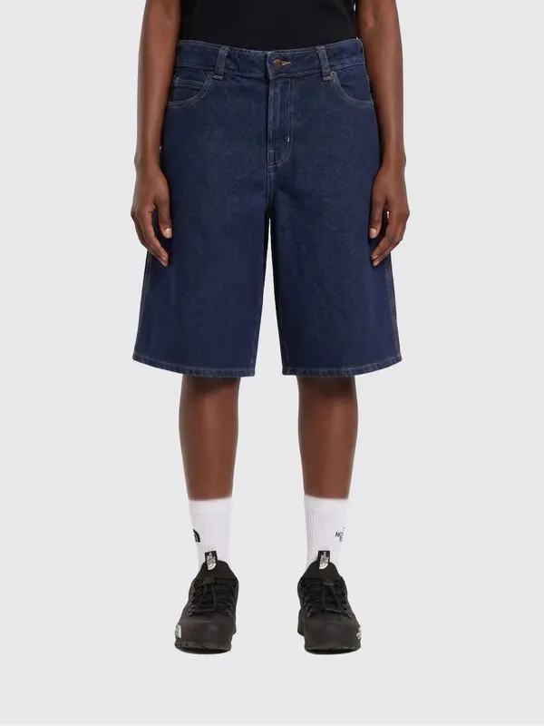 Dickies High-waisted Knee-length Denim Shorts