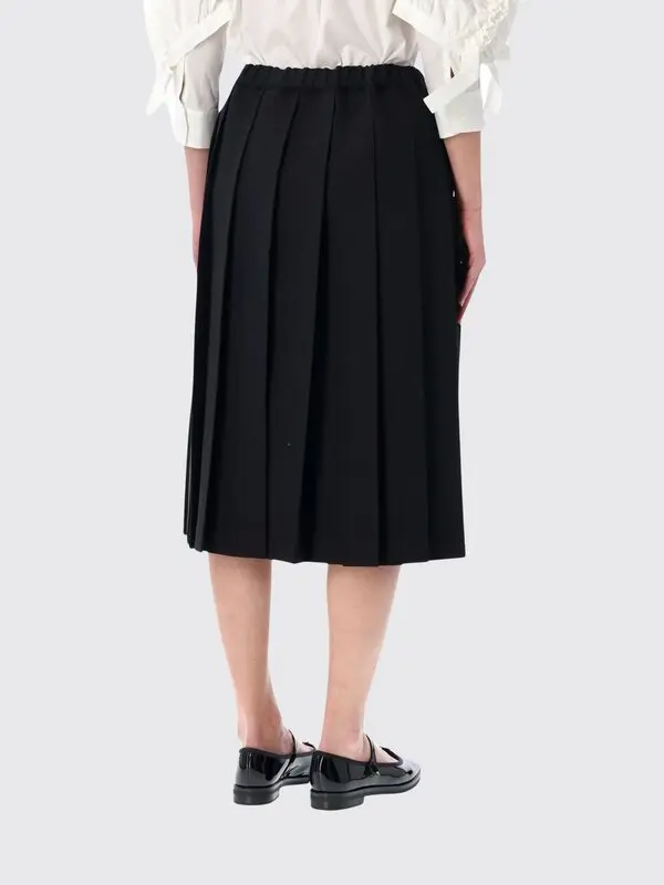 Comme Des Garçons Pleated Midi Skirt