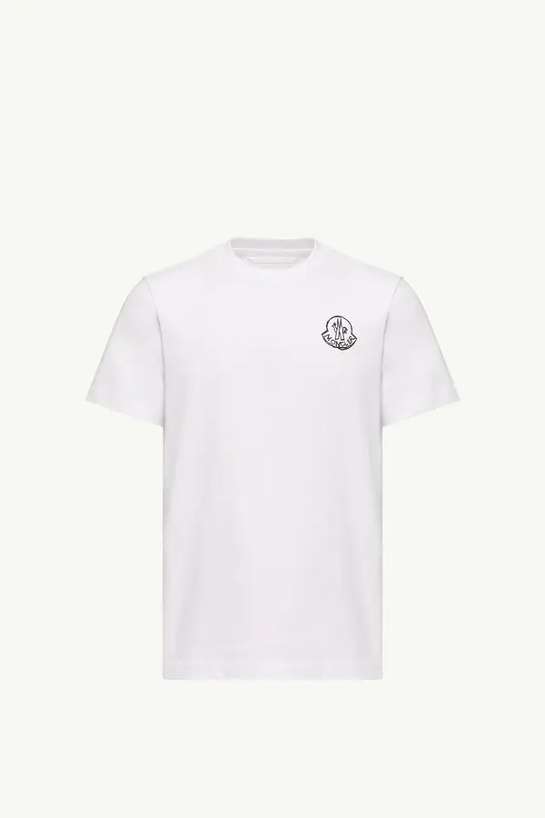 Moncler Cotton Jersey Logo Patch T-shirt