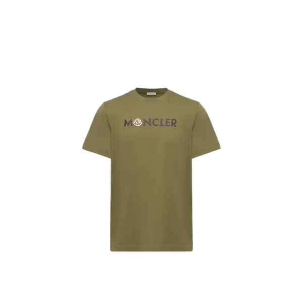 Moncler Logo Cotton T-shirt - Green