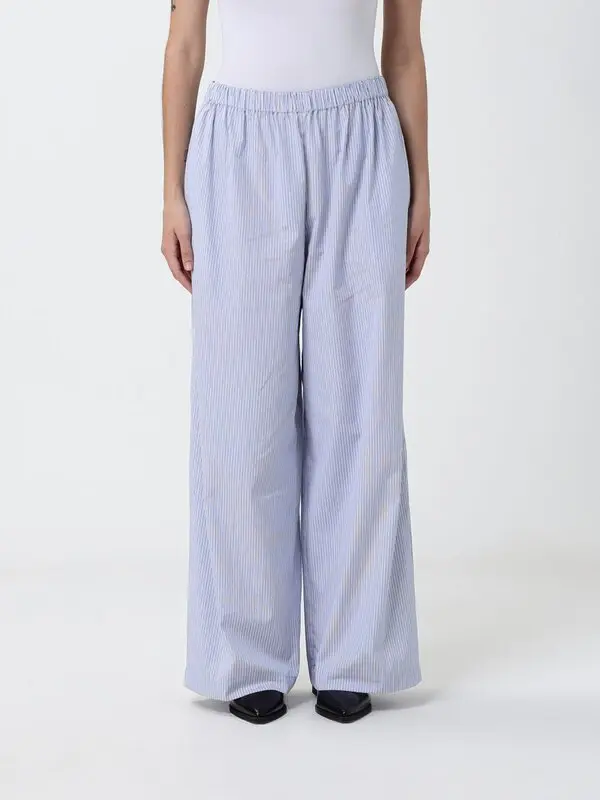Aspesi Striped Cotton Palazzo Trousers