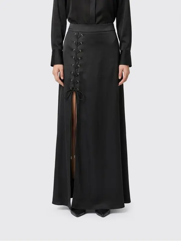 Pinko Lace-up Maxi Skirt