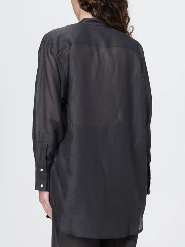 120% Lino Shirt - Charcoal