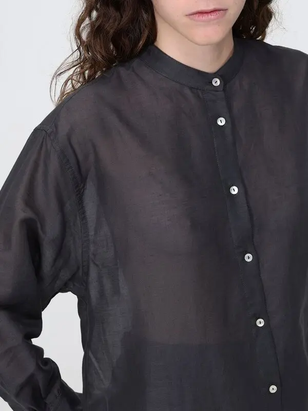 120% Lino Shirt - Charcoal