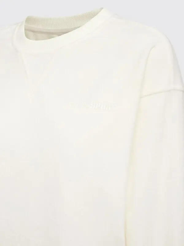 PLEIN SPORT Embroidered Cotton Terry Cropped Sweatshirt