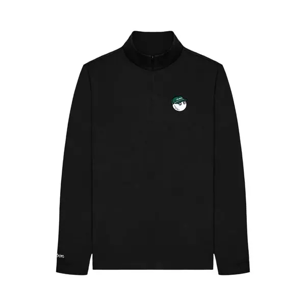 MALBON Quarter Zip Sweatshirt