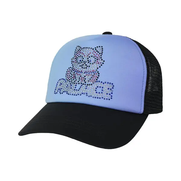 PALACE Kitty Rhinestone Trucker Hat - Black