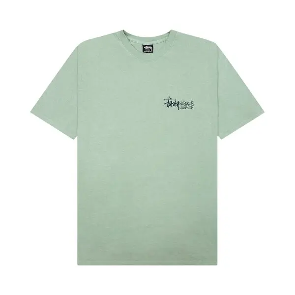 StÜssy Superior Quality Pigment Dyed Tee 'granite - Green