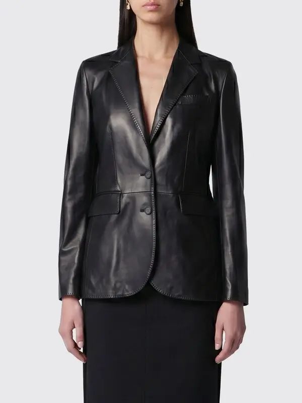 Tagliatore Leather Blazer