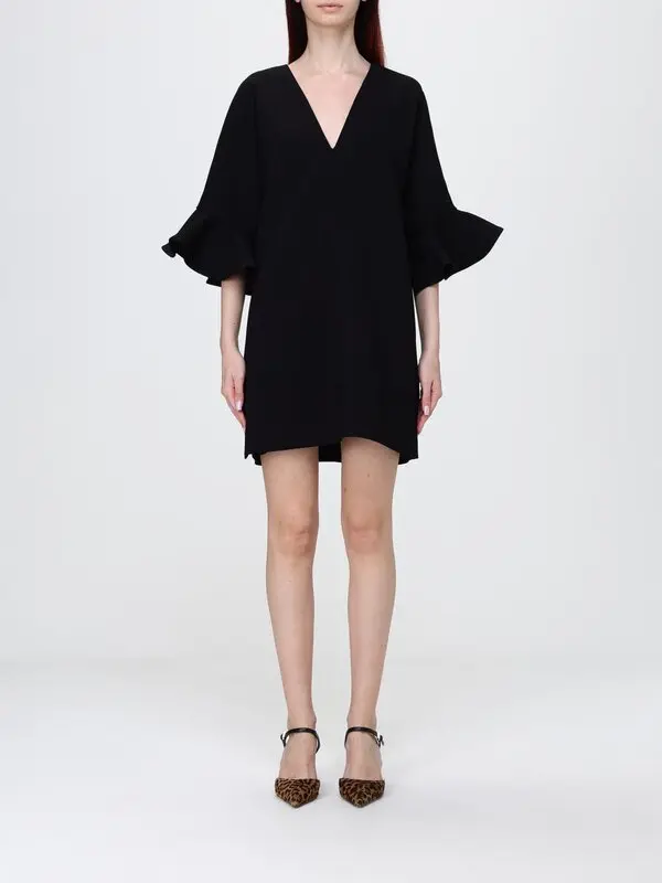 GANNI Dress With Flared Sleeves