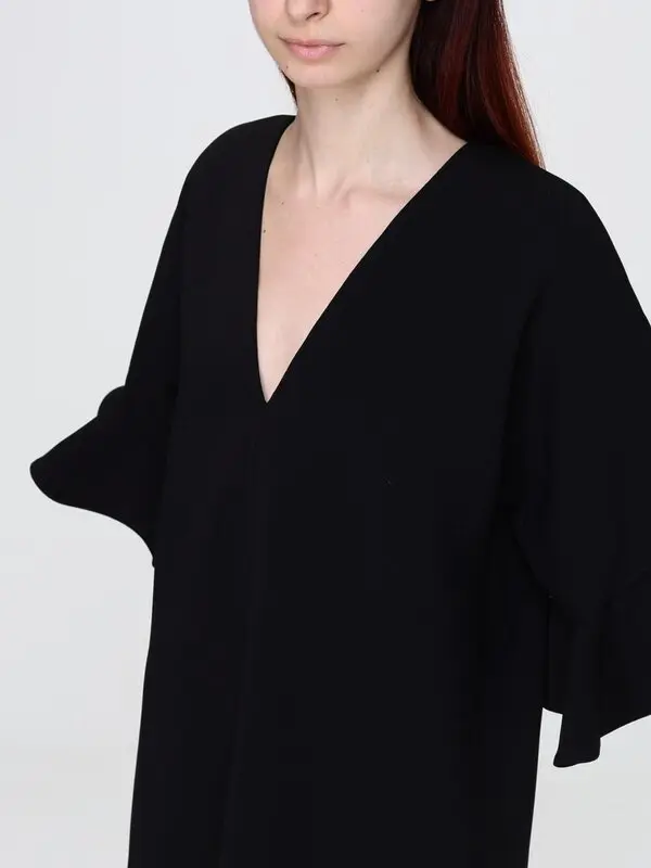 GANNI Dress With Flared Sleeves