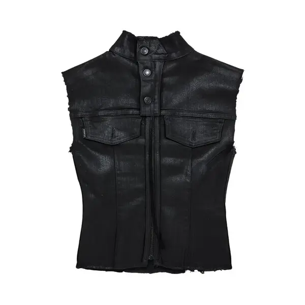 Ottolinger Glazed Denim Zip Top