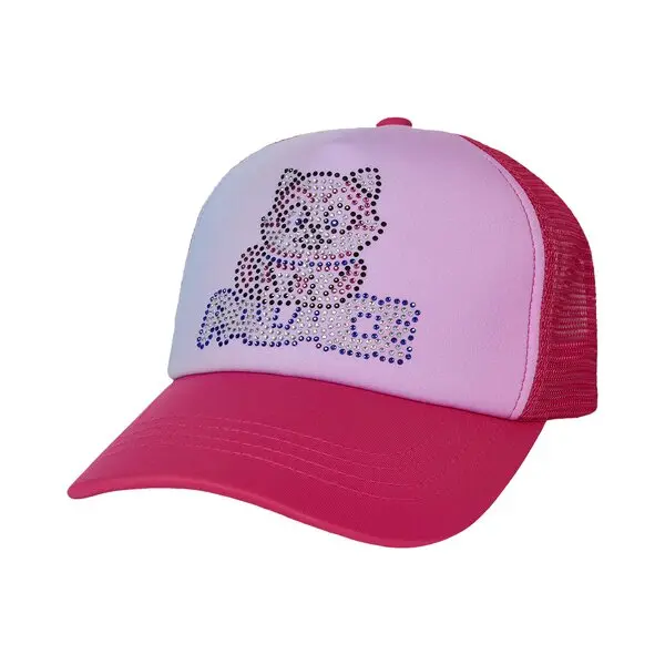 PALACE Kitty Rhinestone Trucker Cap - Pink