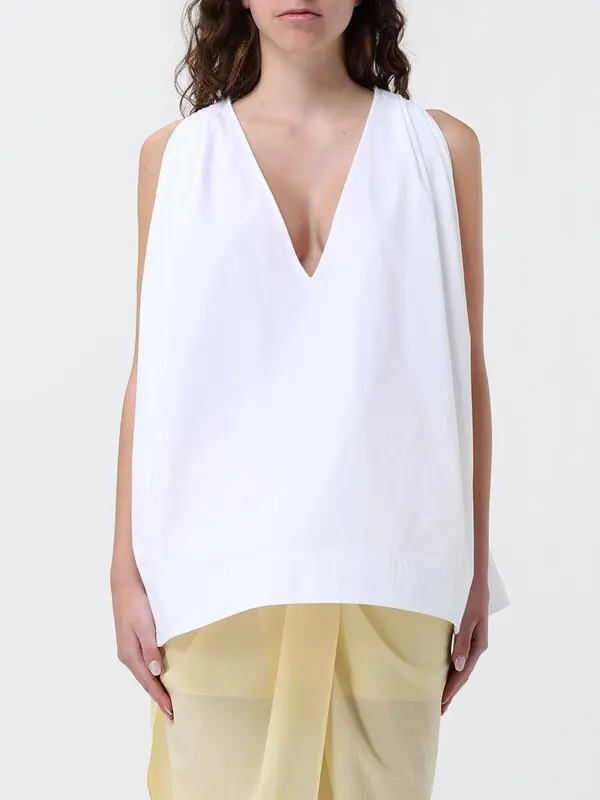 Jacquemus Norma Cotton Halter Neck Top