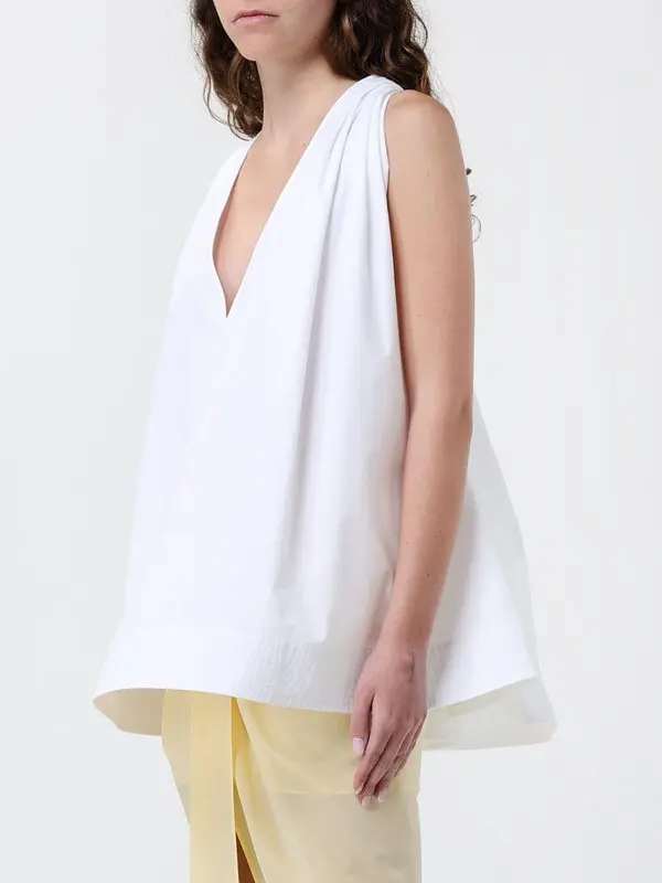 Jacquemus Norma Cotton Halter Neck Top