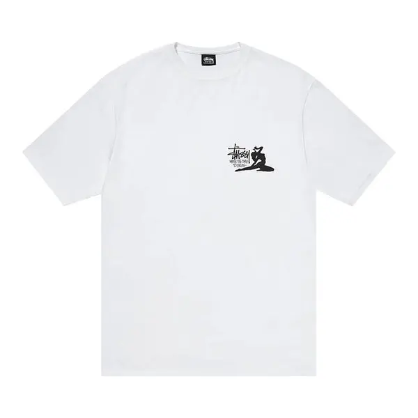 StÜssy Graphic Relaxed Fit T-shirt - White