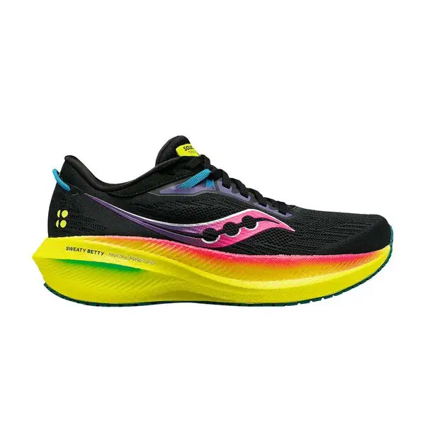 Saucony Sweaty Betty X Triumph 21 Athletic Sneakers - Black