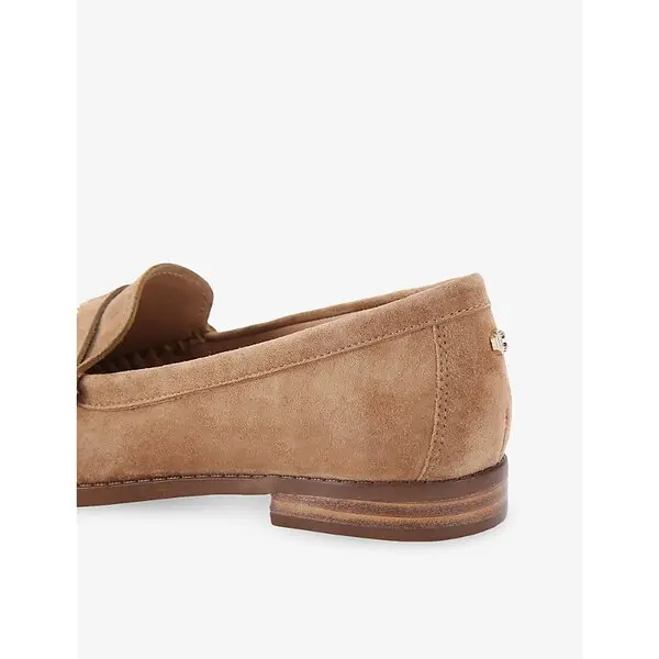 Carvela Avanti Suede Loafers With Horsebit Detailing - Camel
