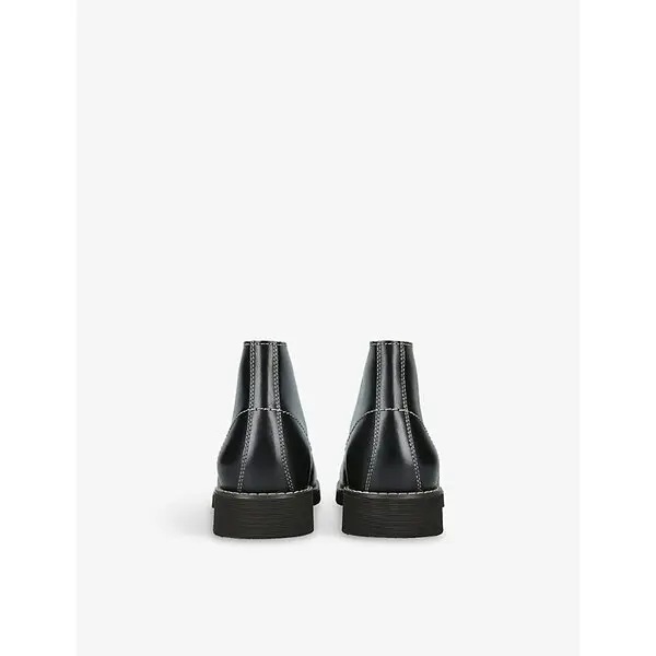 LEMAIRE Stitch Leather Derby Boots