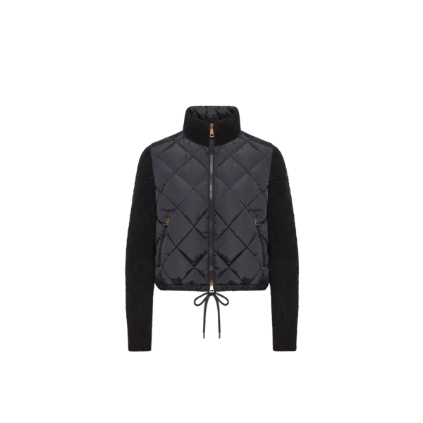 Moncler Zip-up Padded Cardigan - Blue