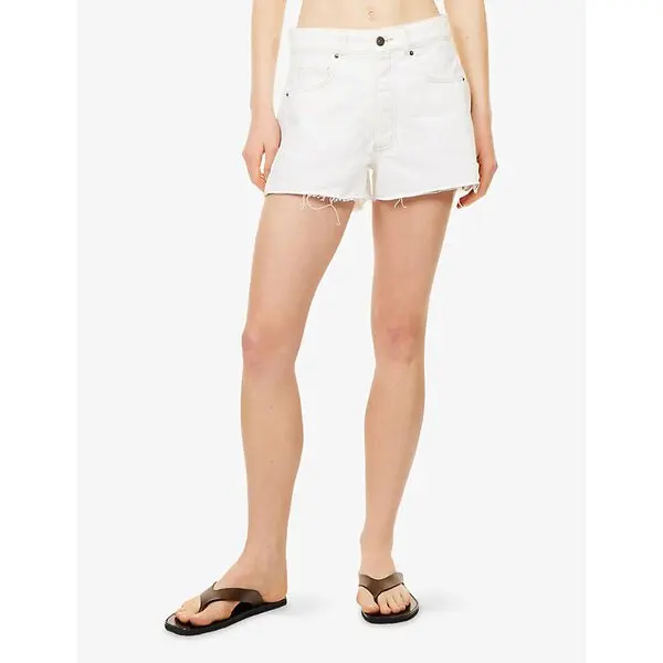 ME+EM Classic Cut Off Cotton Denim Shorts