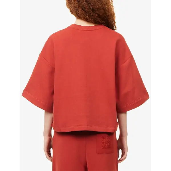 EMELLO Short-sleeve Cotton Top