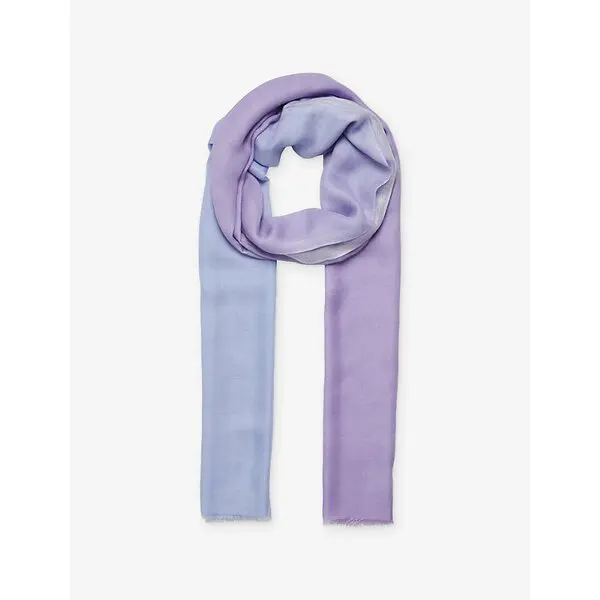 LEEM Ombre Print Scarf - Multi-coloured