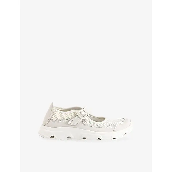 SALOMON Rx Marie-jeanne Nubuck-leather And Mesh Trainers - Vanilla Vanilla Vanilla