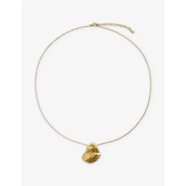 Monica Vinader 18ct Yellow -plated Sterling Silver Pendant Necklace - Gold