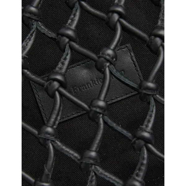 THE FRANKIE SHOP Leather Macrame Pouch