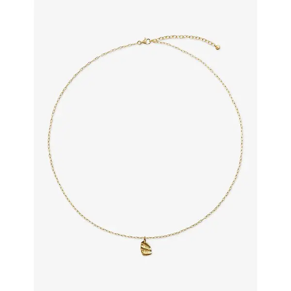 Monica Vinader Fragments 18ct Yellow Vermeil Chain Necklace - Gold