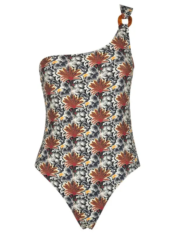 Anjuna One-shoulder Printed One-piece Swimsuit - Multi