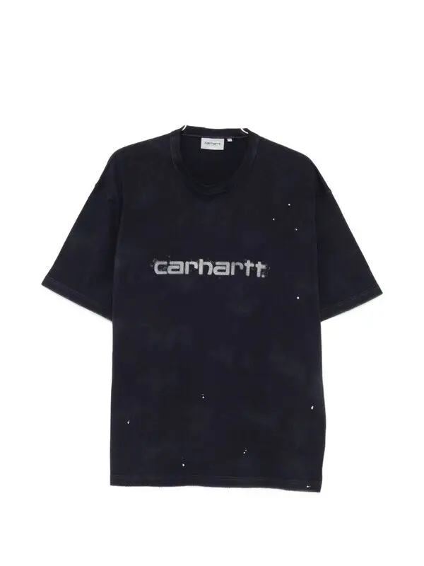 Carhartt Work In Progress Logo Cotton T-shirt - Blue
