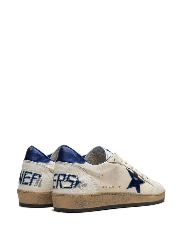 GOLDEN GOOSE Ball Star Leather Sneakers - Blue