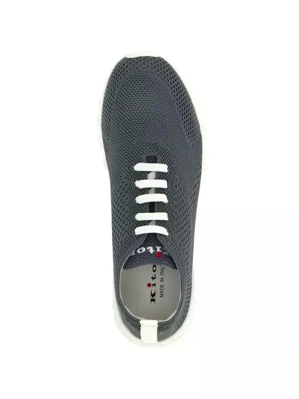 Kiton Knit-upper Lace-up Sneakers