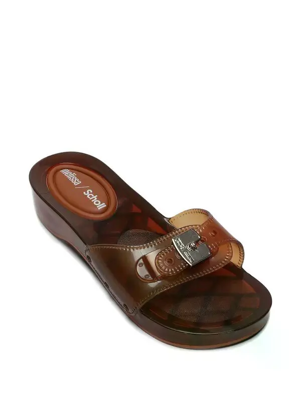 Melissa Pescura Buckle-fastening Sandals - White