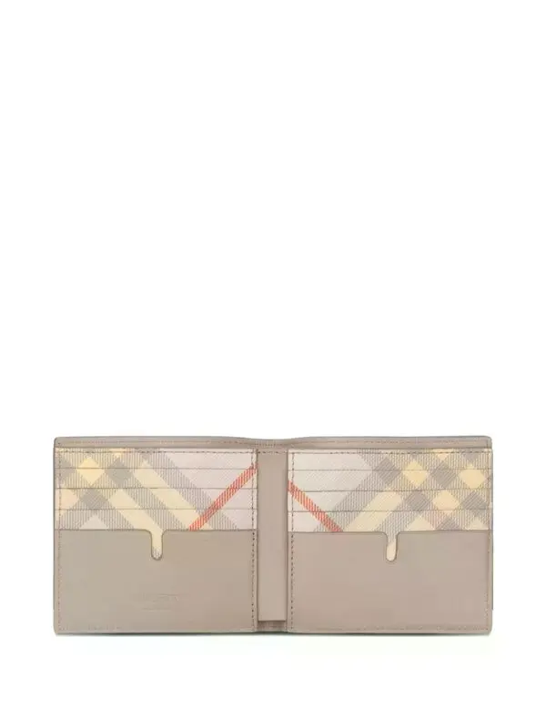 Burberry Pop Check Bi-fold Wallet