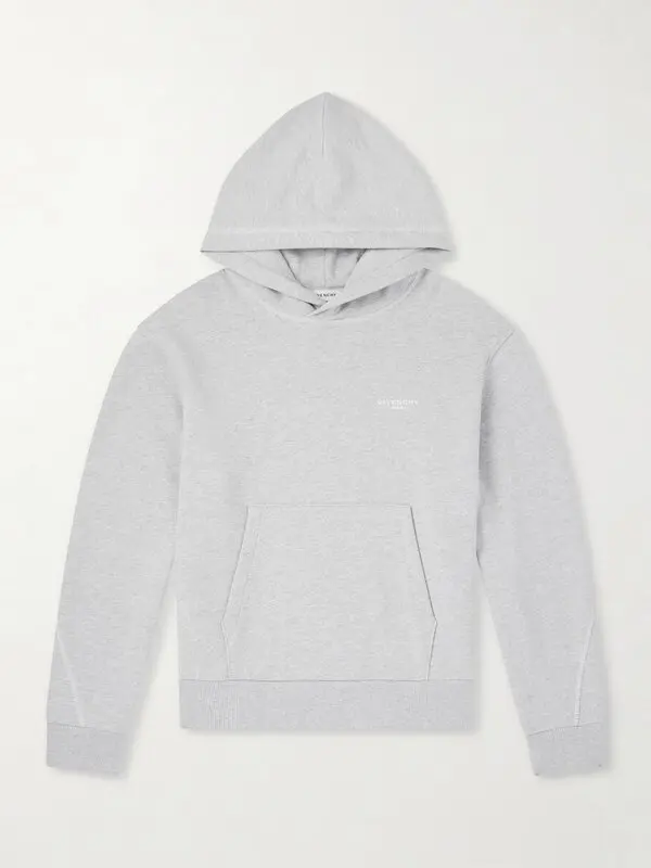 Givenchy Logo Embroidered Cotton Hoodie